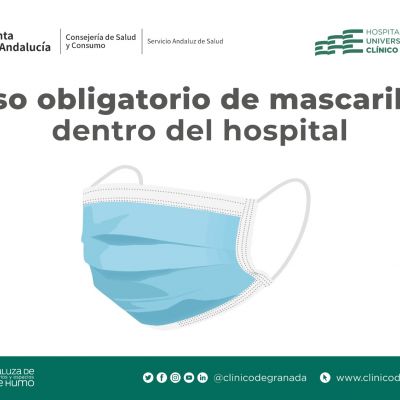 Uso obligatorio de mascarilla en el interior del Hospital - Hospital ...